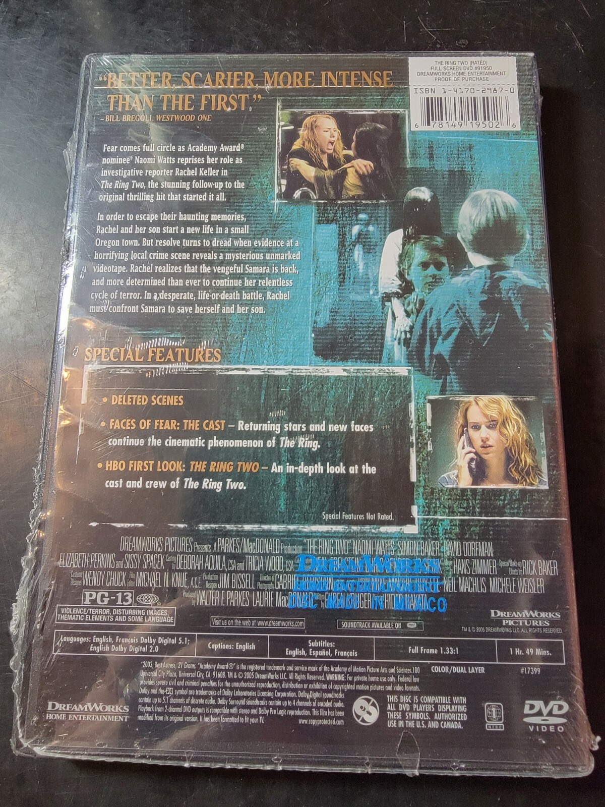 The Ring Two (DVD, 2005, RATED - FULL FRAME) for sale online | eBay