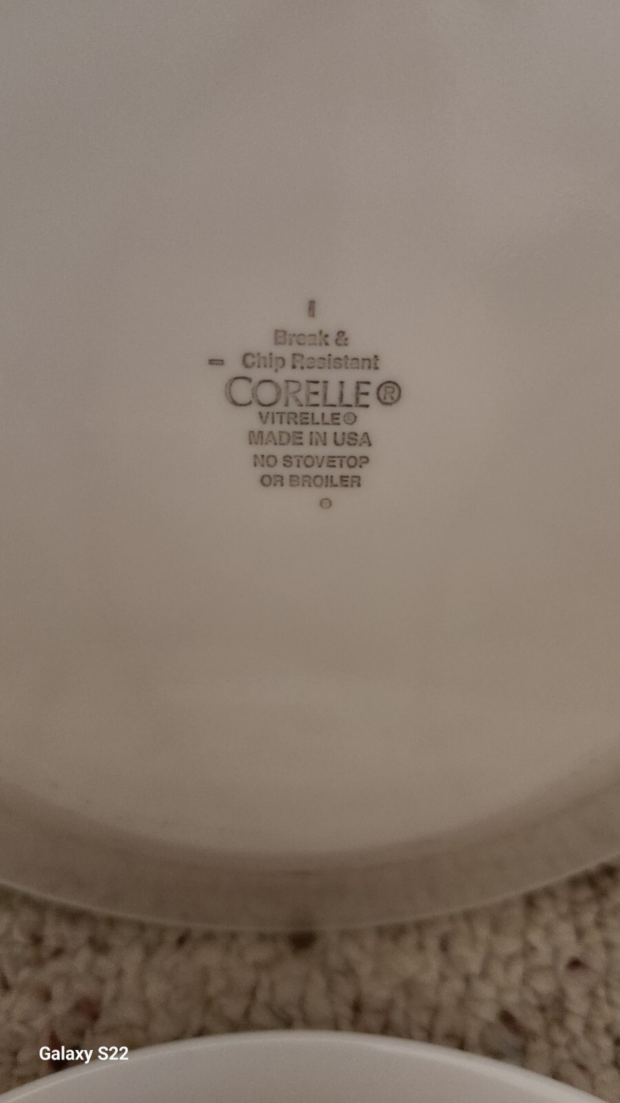 3 Corelle Vitrelle Red & Grey Design On White Salad Plates! | eBay