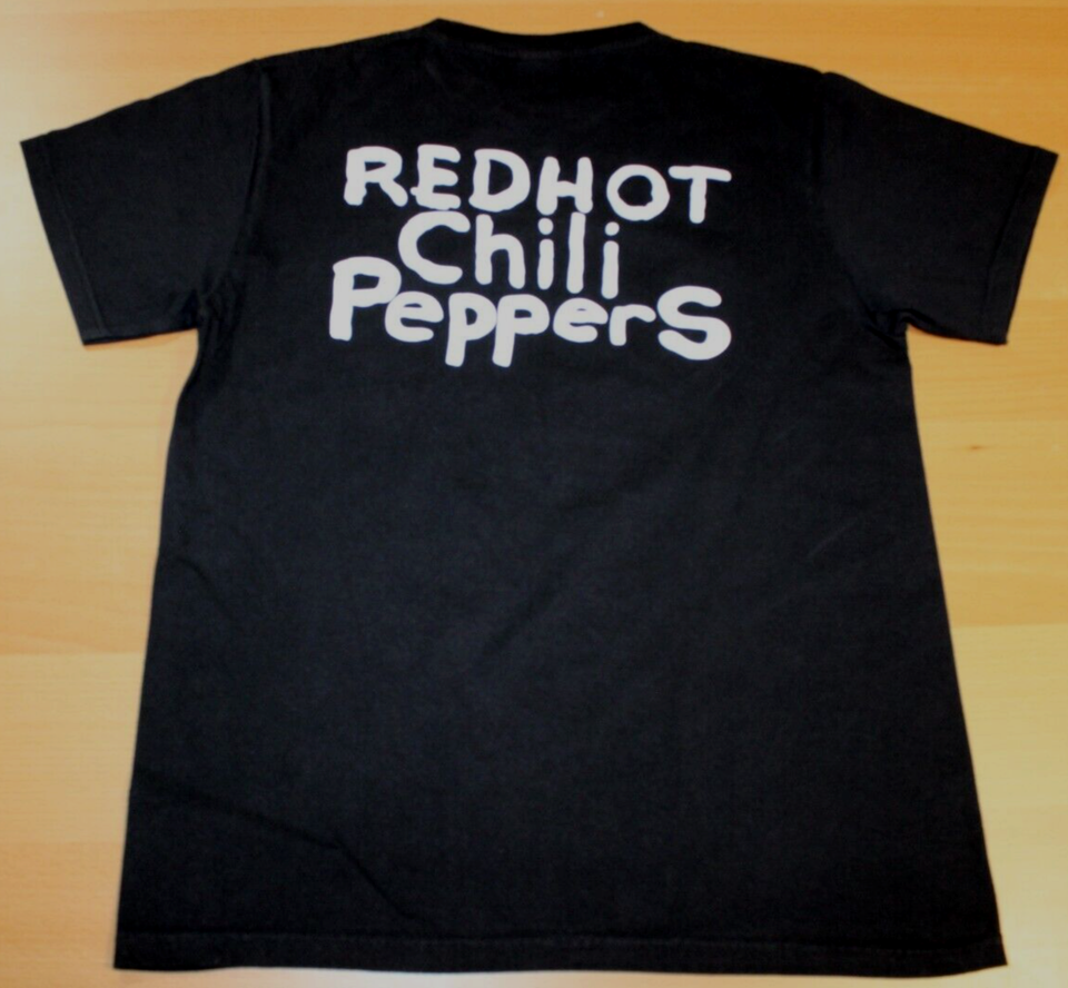Concert Red Hot Chilli Peppers Shirt Mens M Medium Black Graphic Band ...