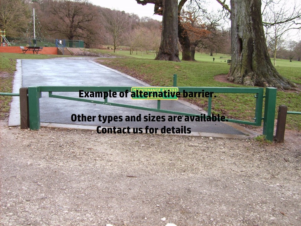 STEEL CAR PARK BARRIER SWING GATE (50) Various size/finish - including ...