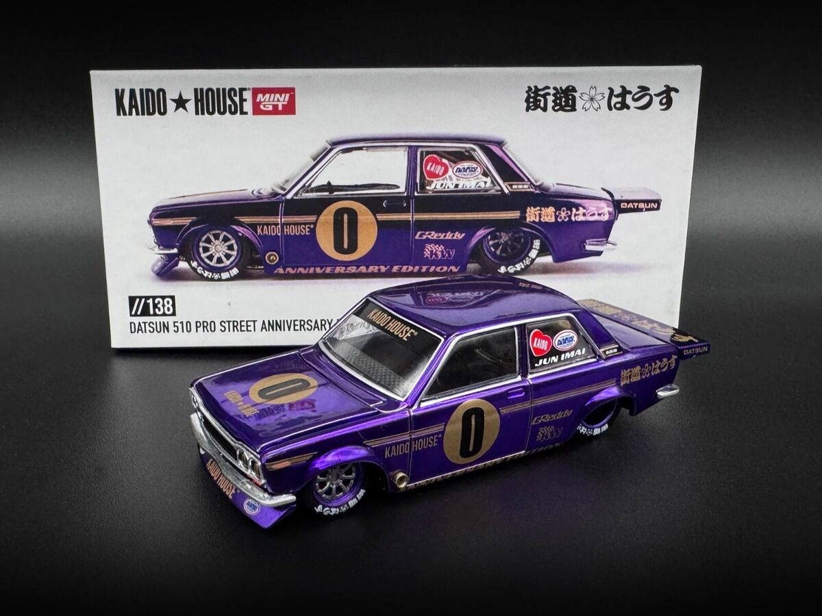 Kaido House x Mini GT 1:64 Datsun 510 Pro Street Anniversary Kaido House x Mini GT 1:64 Datsun 510 Pro Street Anniversary