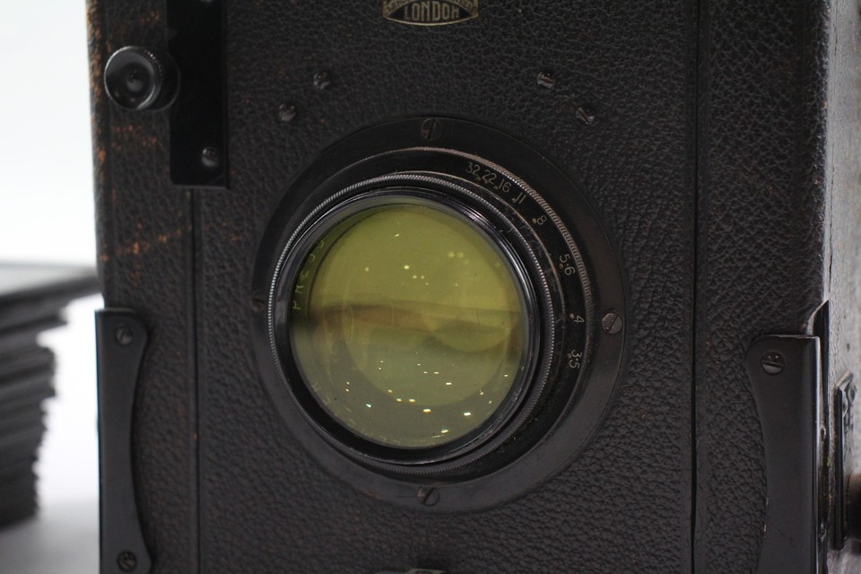 Dallmeyer Medium Format Film Camera w/ Dallmeyer Press f/3.5 6 Inch ...