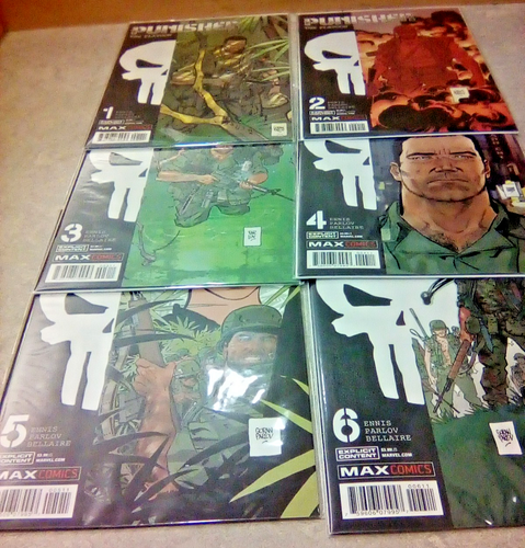 MAX Comics Punisher The Platoon Marvel Comics # 1-6 - 2018 Comic Books ...