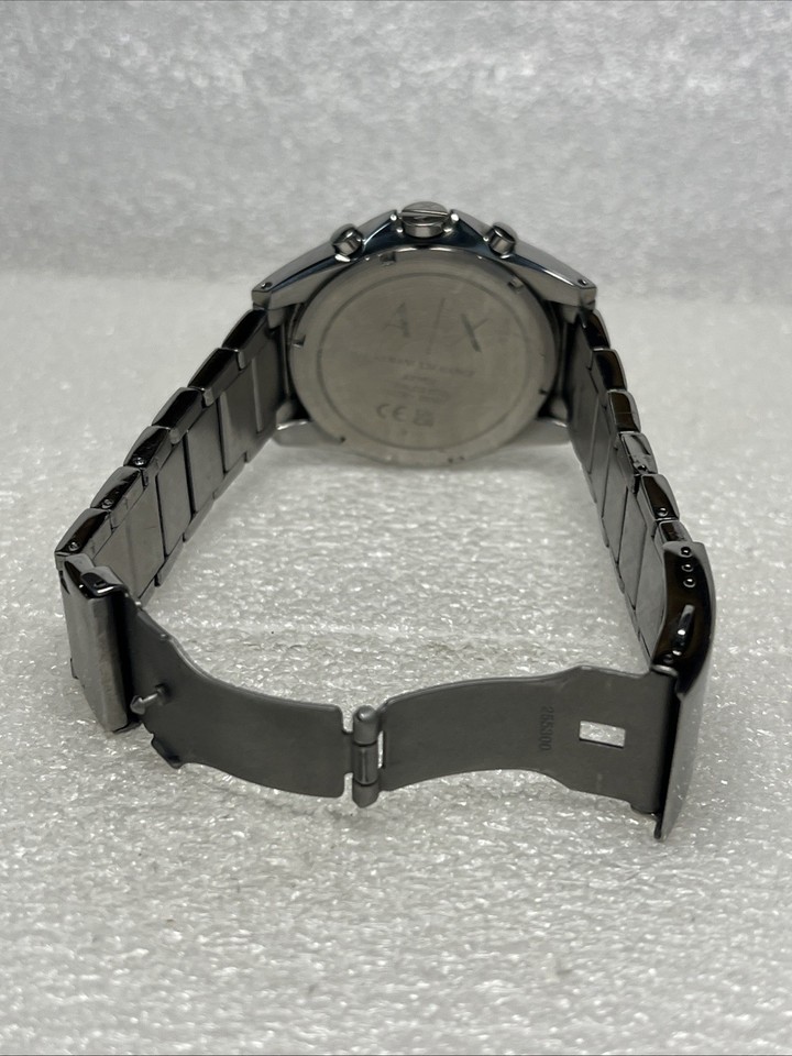 Armani Exchange AX2600 Men's Chronograph Black Dial Stainless Steel ...