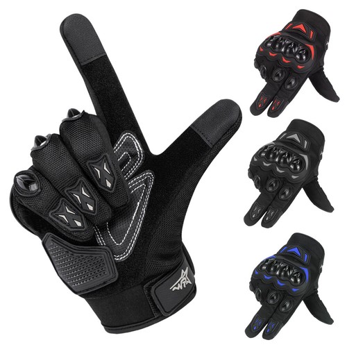Motorcycle Gloves Touchscreen Full Finger ATV MTB Motorbike Racing ...