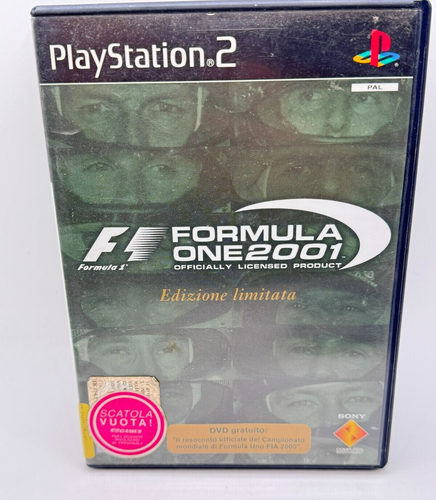 F1 Formel Eins 2001 Limitierte Edition PS2 Sony Playstation 2 PAL ITA ...