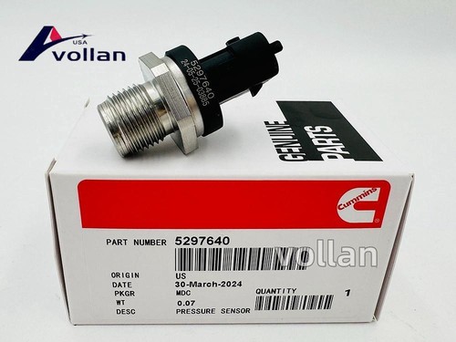 5297640 Genuine Fuel Rail Pressure Sensor For Dodge Cummins 2007-2012 6 ...