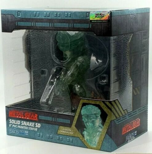 Metal Gear Solid Snake Stealth Camouflage 8" PVC Statue GameStop ...