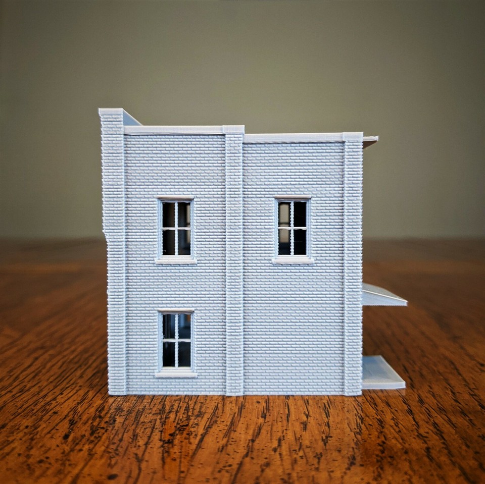 S Scale - North Carolina Arched Brick General Store - 1:64 Scale ...