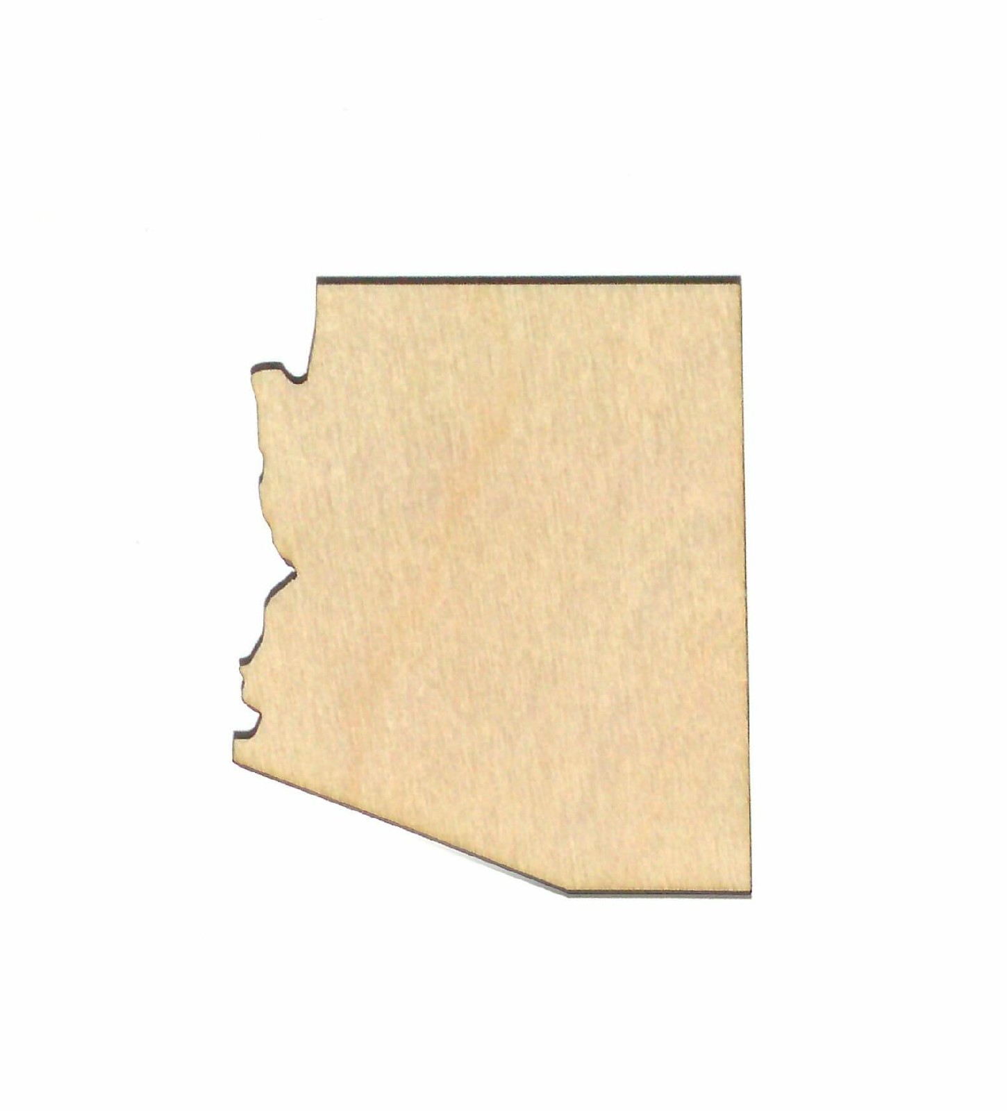 State of Arizona Unfinished Flat Wood Shape Cut Out Variety Szs AS1113 ...
