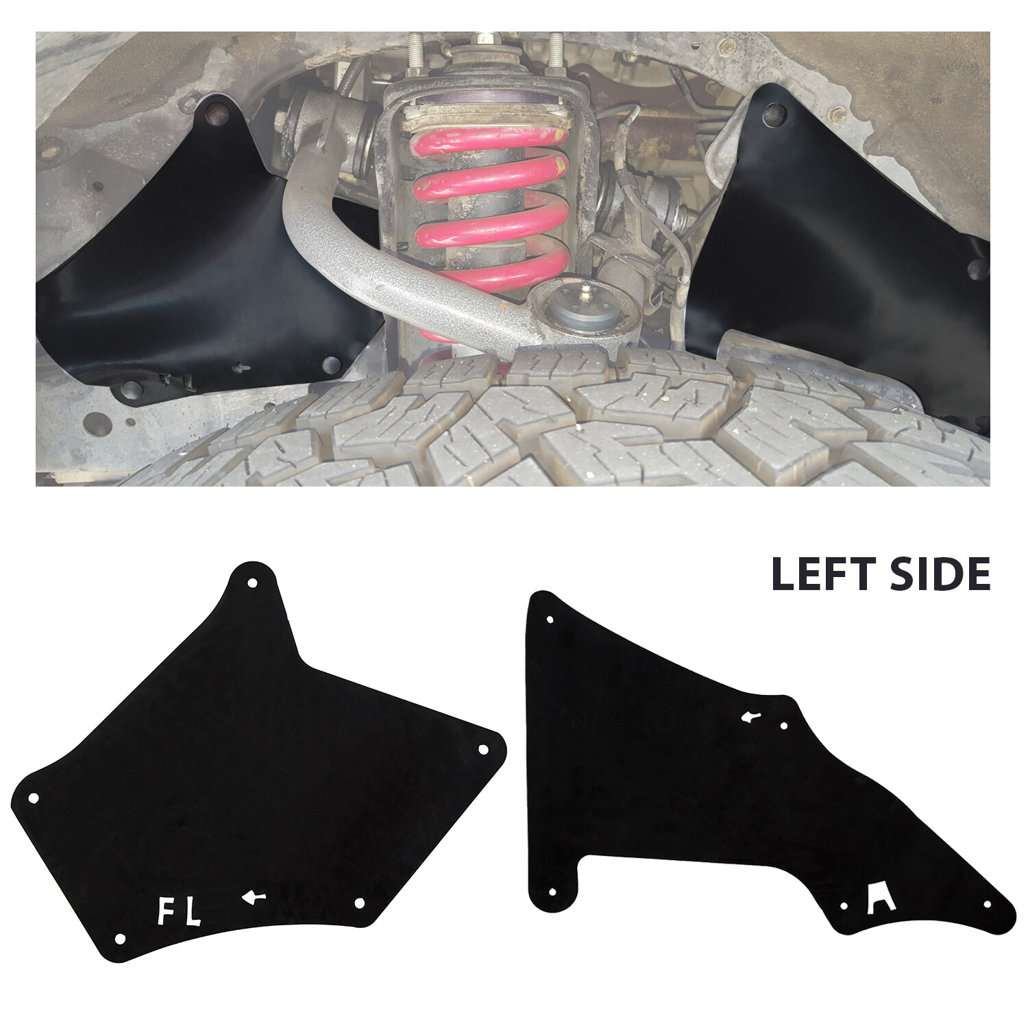 Splash Guard Fender Liner Shield for Lexus GX470 Toyota 4Runner FJ ...