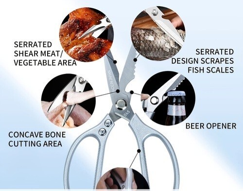 KITCHEN SHEARS BONE CUTTERS HEAVY DUTY NEW IN BOX READY TO SHIP | eBay