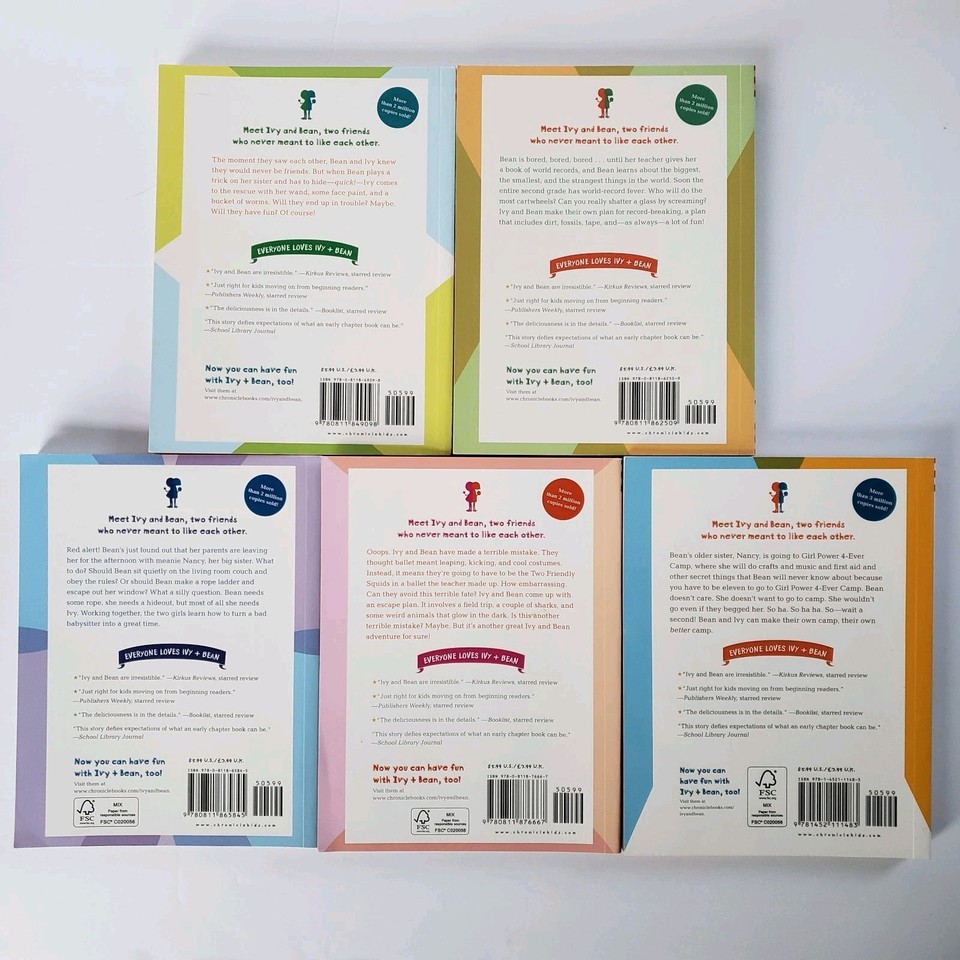 Ivy + Bean Paperback Book Lot By Annie Barrows + Sophie Blackall #1, 3 ...