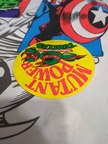 TEENAGE MUTANT NINJA TURTLES fan club kit Sticker 1988 Hard To Find ...