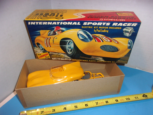 Vintage Paul Lindberg International Sports Racer Motorized Model Kit ...
