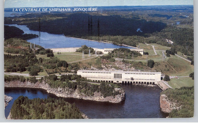 La Centrale de Shipshaw Jonquiere Canada Postcard 1988 | eBay