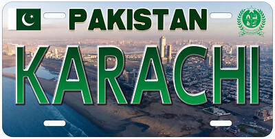 Karachi Pakisztan Novelty Car License Plate | eBay