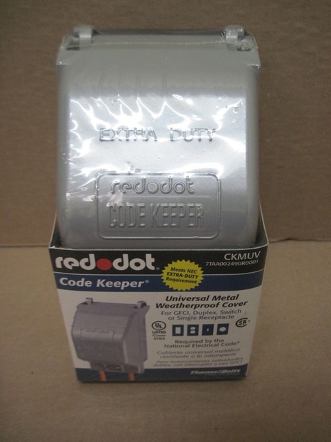 1 Red Dot Code Keeper CKMUV Universal Metal Weatherproof Cover Thomas ...