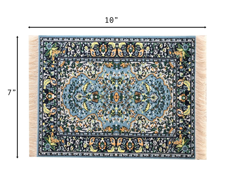 Beautiful Blue Oriental Rug Mousepad - Oriental Carpet Computer ...