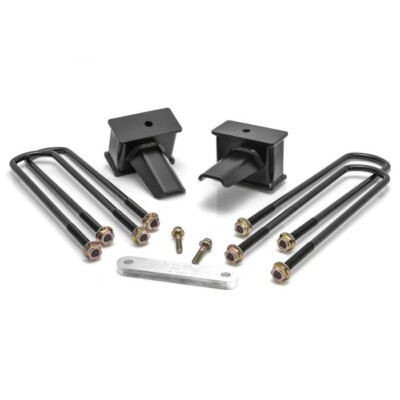 Readylift 4" Tall Rear Block Kit w/2pc Drive Shaft 17-24 Ford F350 F450 ...
