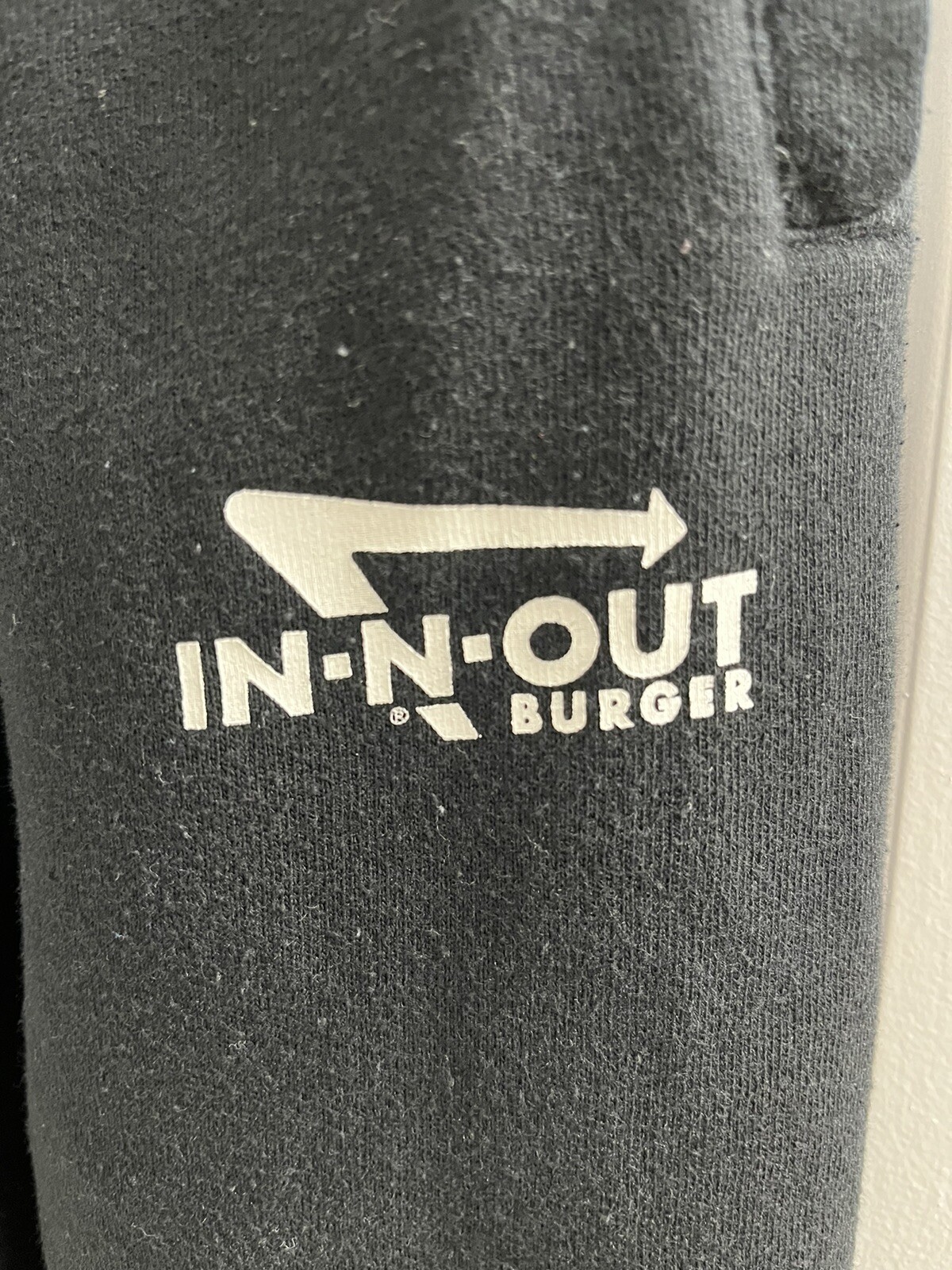 In N Out Burger Black Spell-Out Sweatpants Pants Size… - Gem