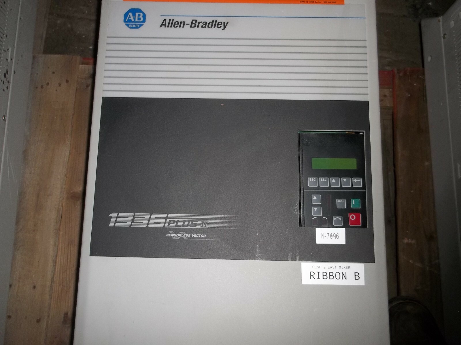 ALLEN BRADLEY 1336F-B060-AA-EN-GM1-HAS2-L6 SER A 1336 PLUS DRIVE 60HP ...