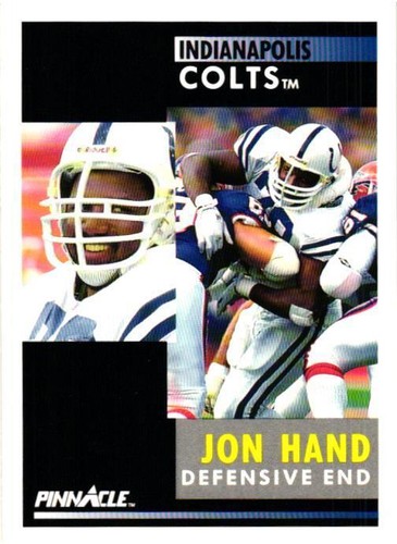1991 Pinnacle #177 Jon Hand | eBay