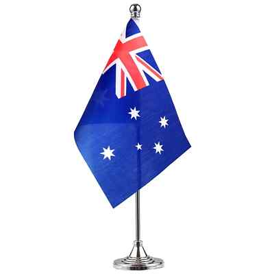 Australian Table Flag, Desk Flag, Office Flag, International | eBay