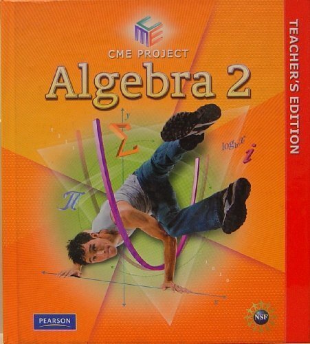 CME PROJECT: ALGEBRA 2, TEACHER'S EDITION *Excellent Condition ...