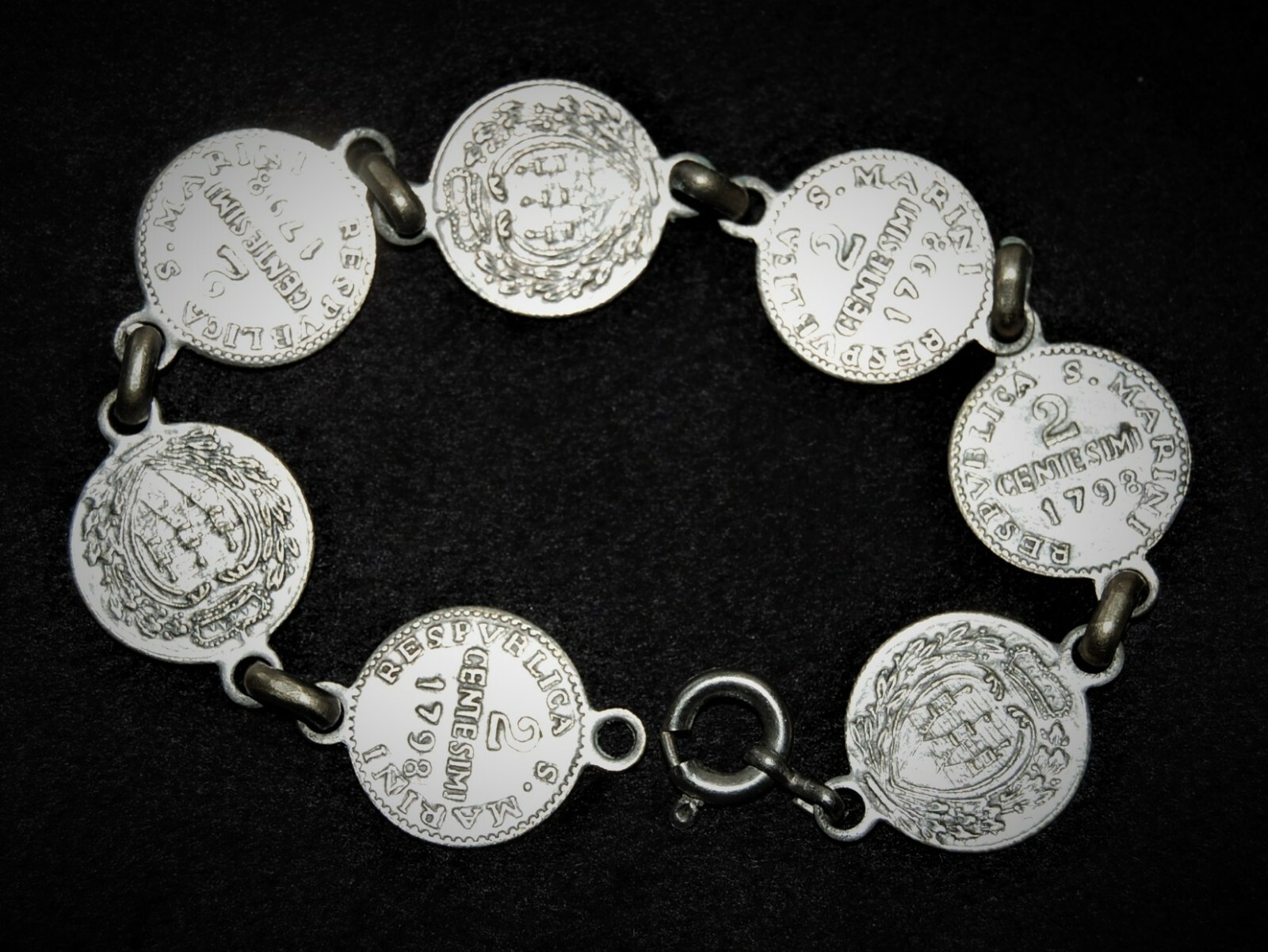 Armband 2 Centesimi 1798 San Marino Münze | eBay