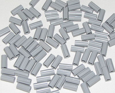 LEGO LOT OF 100 NEW LIGHT BLUISH GREY TECHNIC AXLE CONNECTORS PIECES | eBay