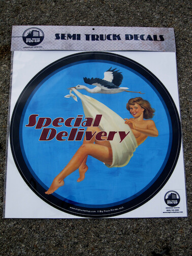 PIN-UP DECAL LARGE PinUp Vintage Style WWII Nose Art Truck Auto Shop ...