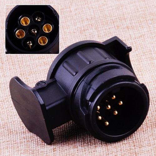 Car Trailer Truck 13 Pin 7Pin Plug Adapter Converter Tow Bar Socket ...