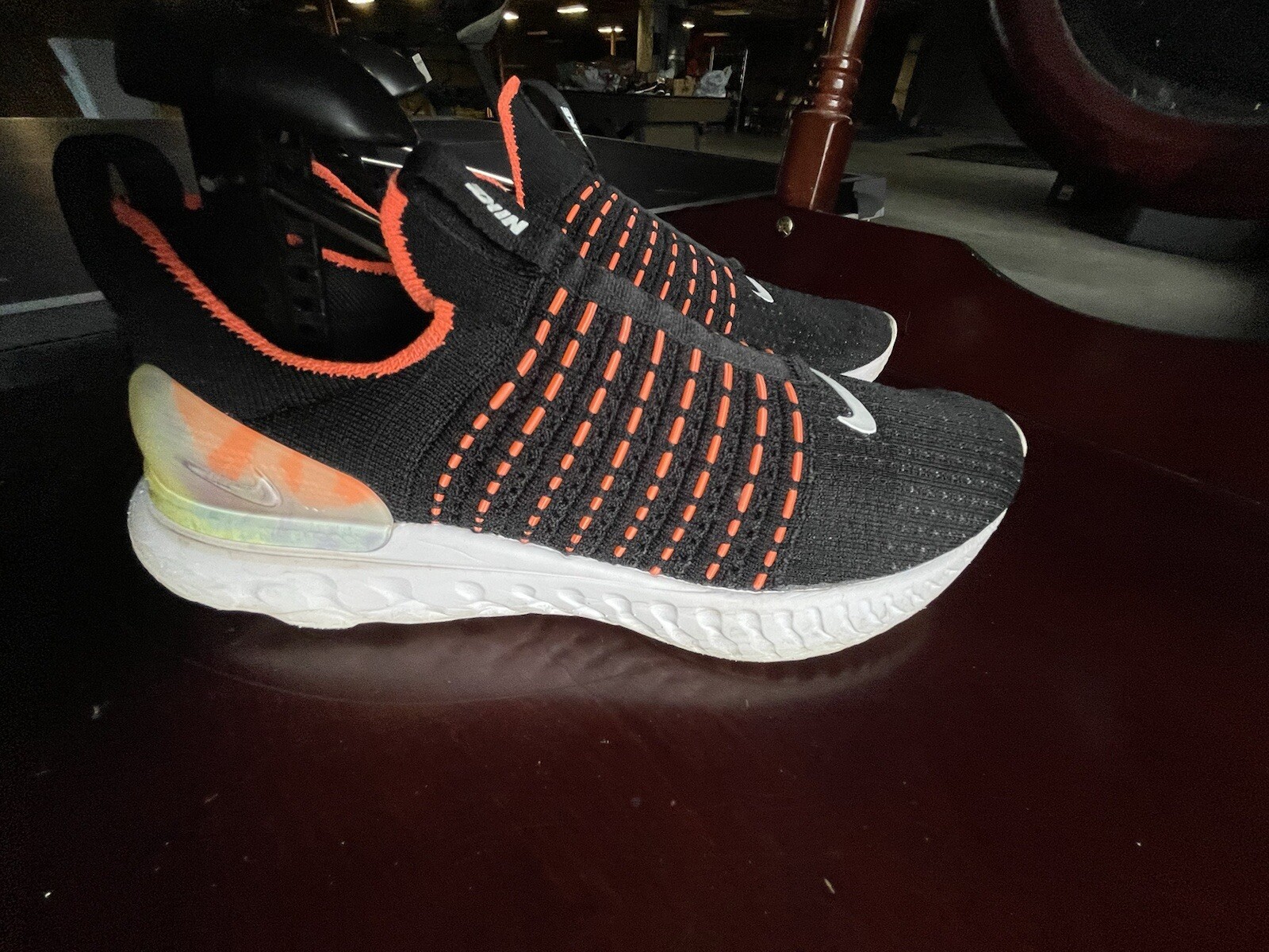 Nike React Phantom Run Flyknit Premium Black Bright M… - Gem