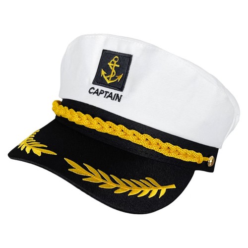 Nautical Party Hats Teens Admiral Captain Prop Sailor Uniform Marine | eBay