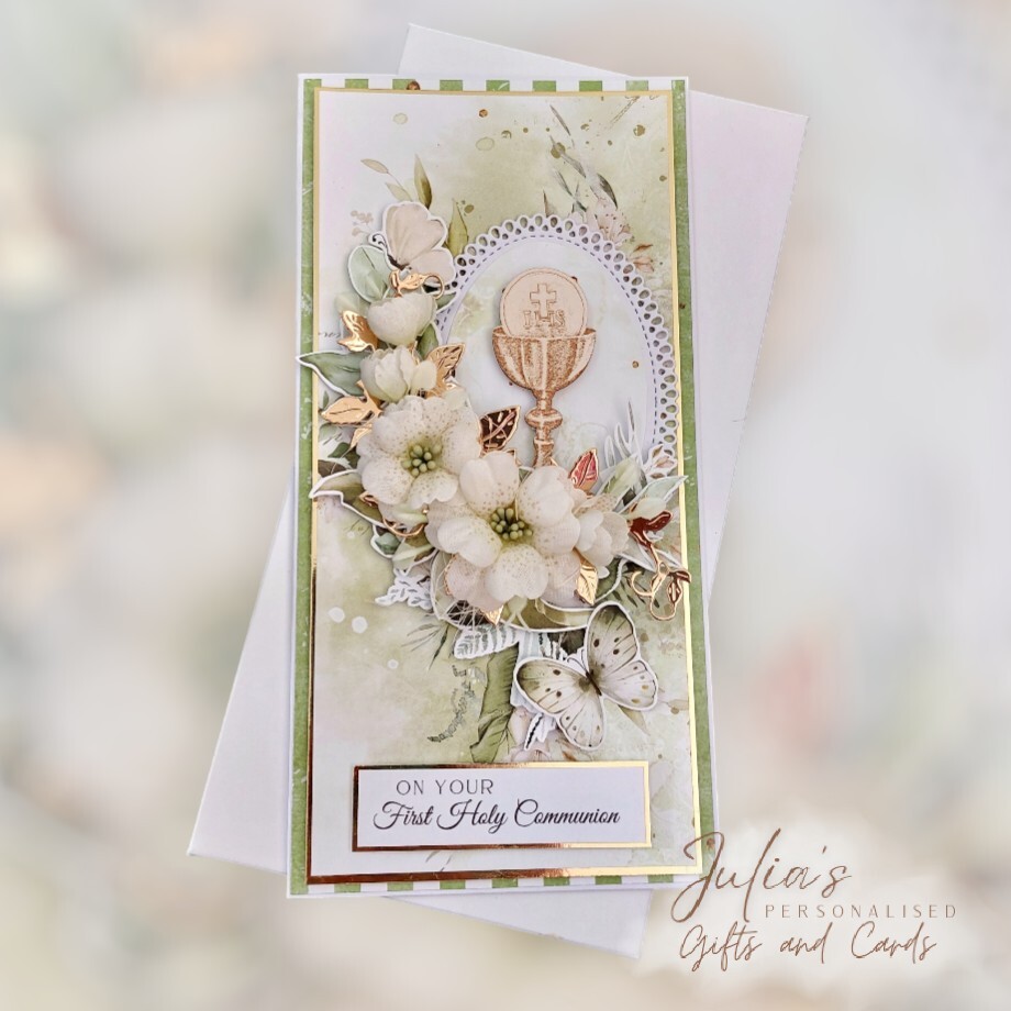 Homemade 1st Communion Cards Buy Personalised First Communion Card,