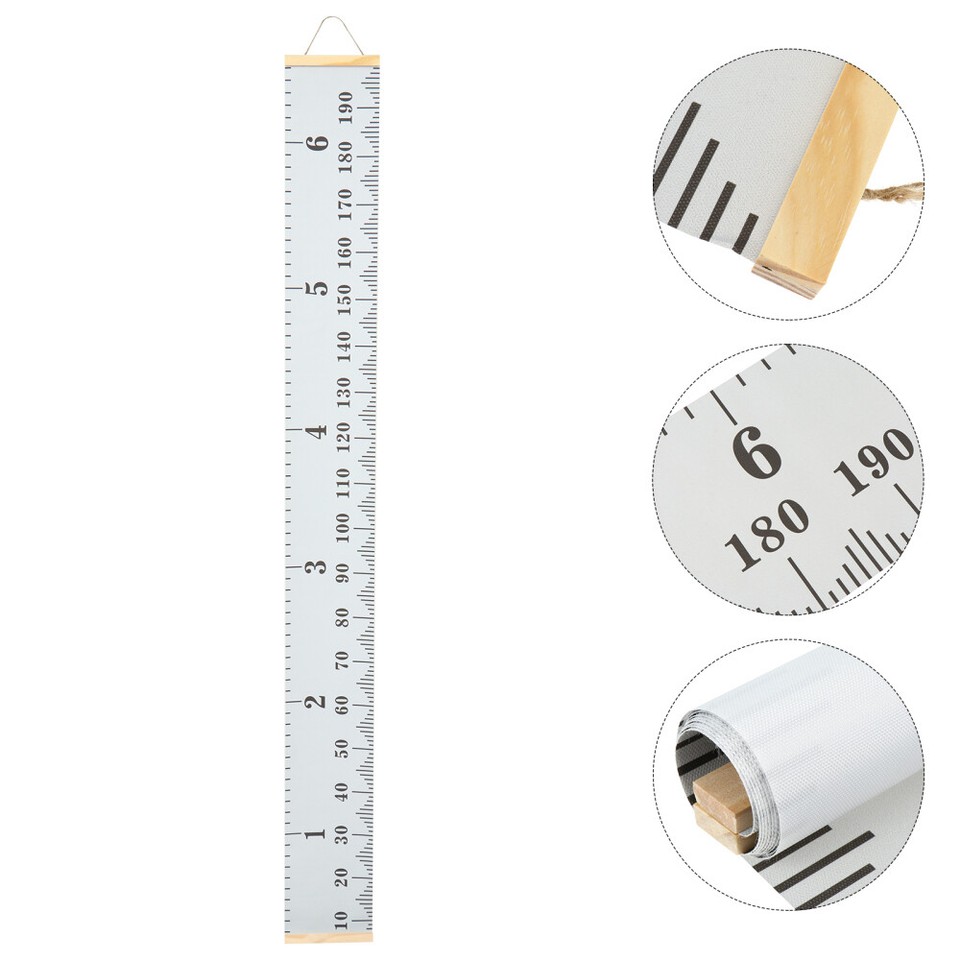 Wall Decor for Kids Height Ruler Hanging Mounted Chart Detachable | eBay