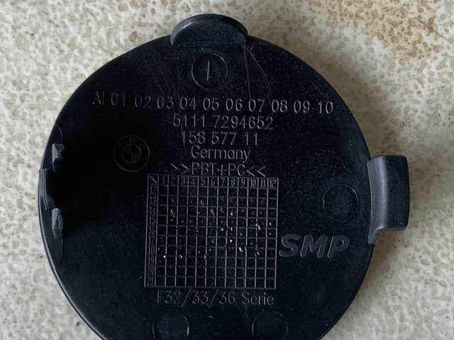 BMW OEM 2015 428i Gran Coupe Front Bumper Grille-tow Eye Cap ...