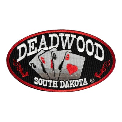 Deadwood SD Four Aces Oval Patch, South Dakota Patches | eBay