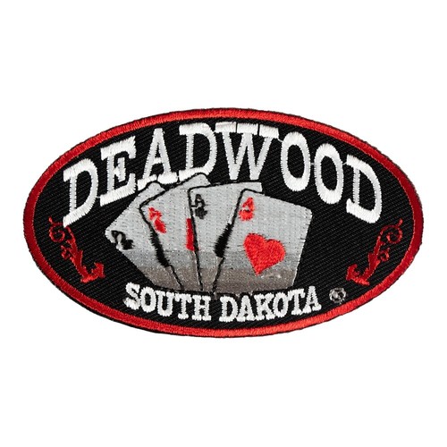 Deadwood SD Four Aces Oval Patch, South Dakota Patches | eBay