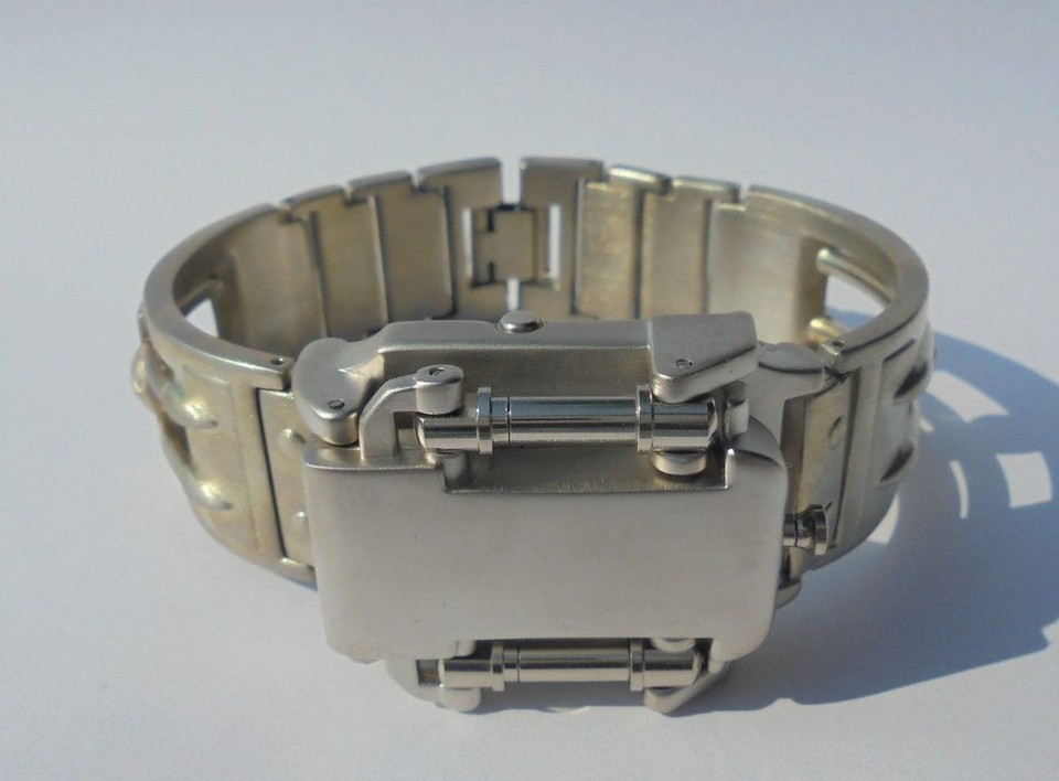 New Edge Co Machine III Futuristic Cylinder Steampunk Wrist Watch Free ...