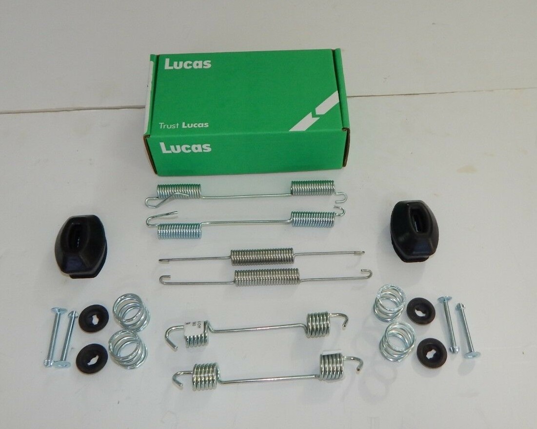 New Lucas MGB Rear Brake Spring Kit for Tube Axle 1968-80 W/ Handbrake ...