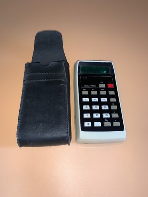 Qualitron Space Age Electronic Calculator Standard Model 1442 Case ...