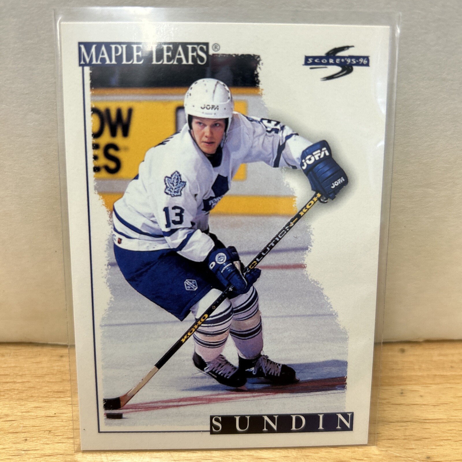 Mats Sundin 1995 Score Card #56 - Toronto Mapple Leafs NHL *Free ...