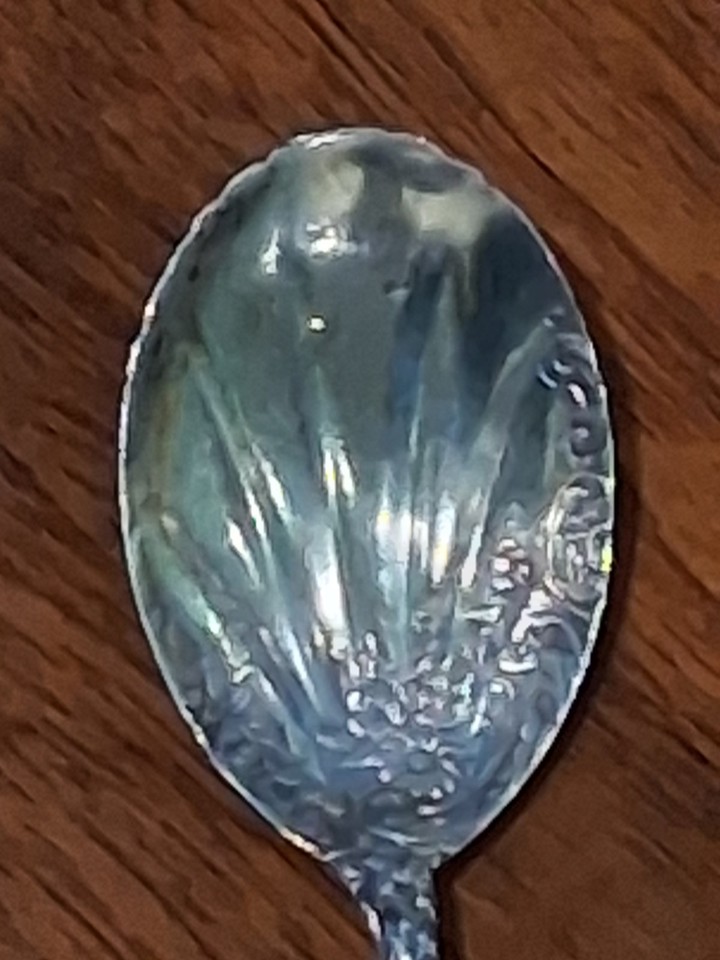 7 Beautiful Repousse Wallace Louvre Sterling Silver Ice Cream Spoons | eBay