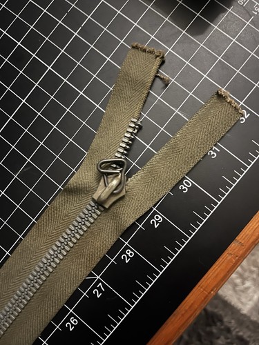 Vintage Crown Zipper WW2 WWII Military Unused Superb Condition Open ...