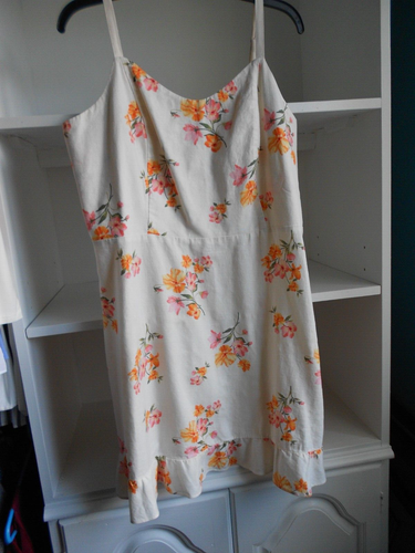 Sundress, Old Navy, XL, multi floral on white | eBay