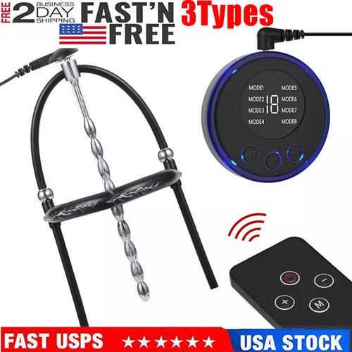 Electric E-stim Stretcher Urethral Sounding Rod Penis Plug Dilator ...