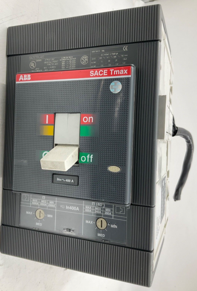 ABB SACE TMAX T5N400TWA CIRCUIT BREAKER 400 A 600V 3P RECONDITIONED | eBay
