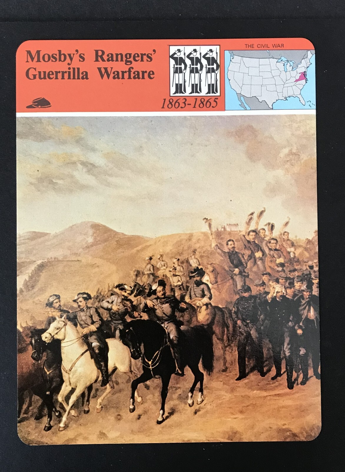 Mosby's Rangers Confederate Guerrillas Panarizon Collector Card | eBay